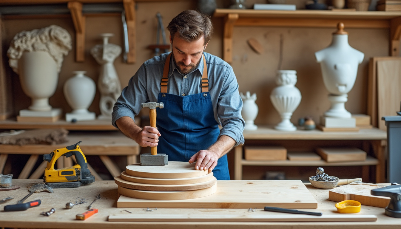 Fabriquez facilement le socle parfait pour vos sculptures