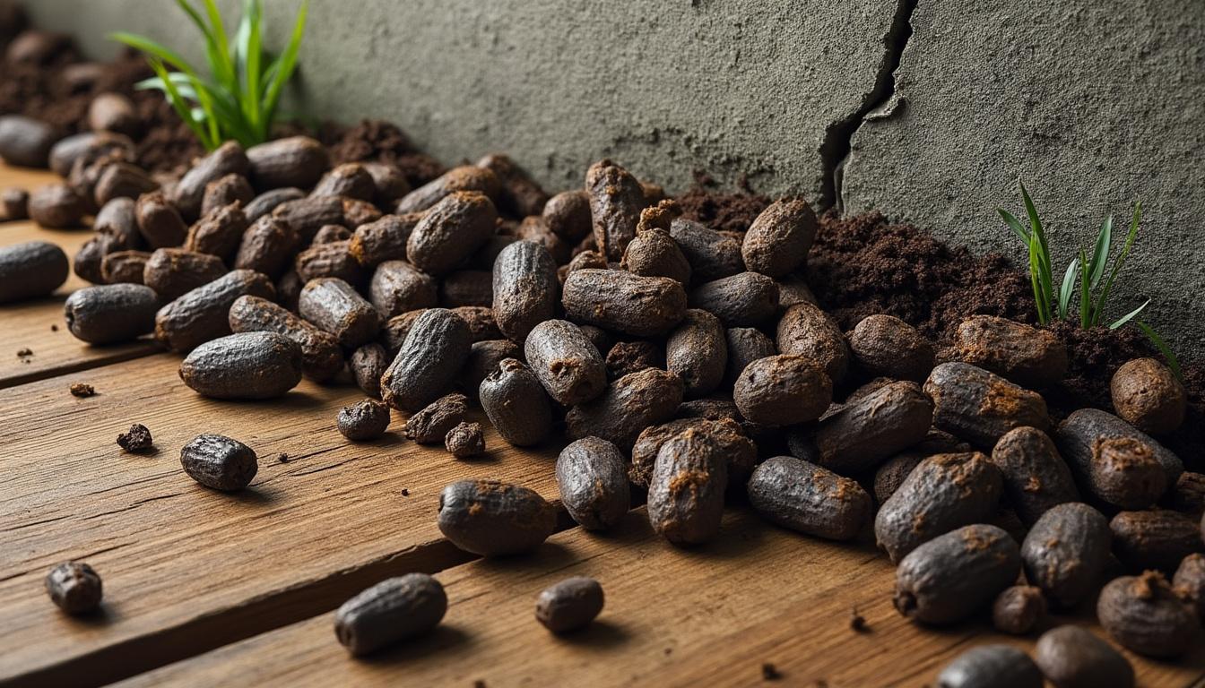 Crottes de rat : comment les reconnaitre