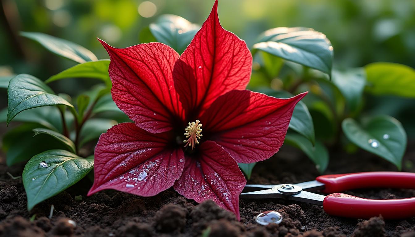 Fleur Goutte De Sang